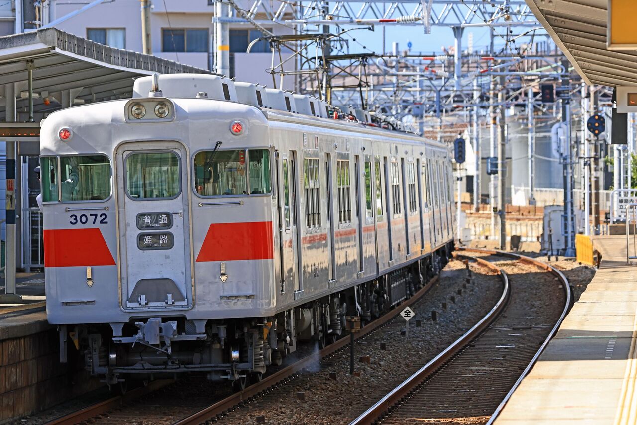 山陽電気鉄道 3050系3072F「ホワイトエンジェル2」 : 鐵道写真公開所 参号機