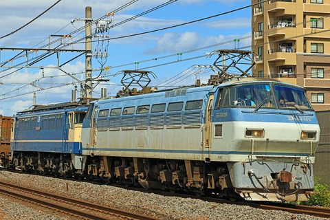 JR貨物 EF66-119号機＋ムドEF65-2090号機＠南草津 : 鐵道写真公開所 参号機