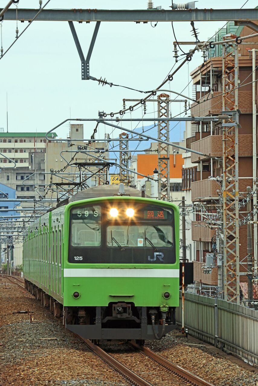 JR西日本 201系ND610編成 廃車回送 : 鐵道写真公開所 参号機