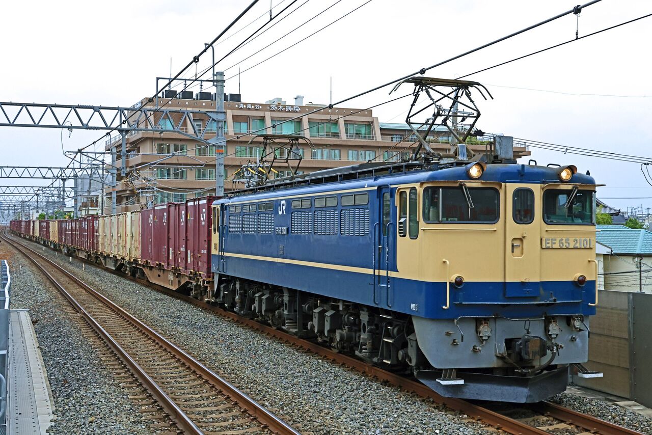 JR貨物 EF65-2101号機 国鉄特急色 : 鐵道写真公開所 参号機