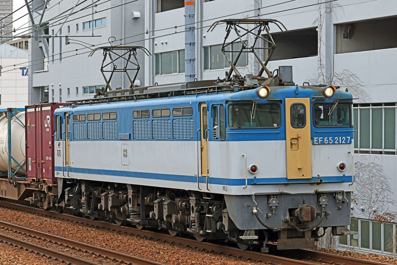 JR貨物 EF65-2127号機 広島更新色 : 鐵道写真公開所 参号機