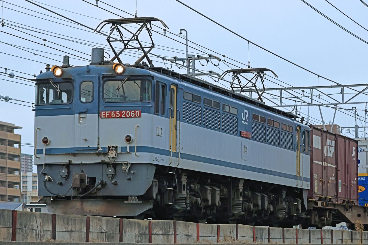 JR貨物 EF65-2060号機 二色更新色 : 鐵道写真公開所 参号機