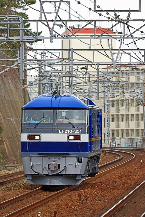 JR貨物 EF210-351号機 出場試運転＠舞子駅 : 鐵道写真公開所 参号機