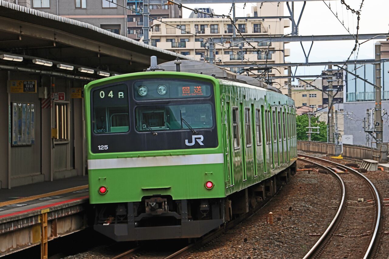 JR西日本 201系ND610編成 廃車回送 : 鐵道写真公開所 参号機