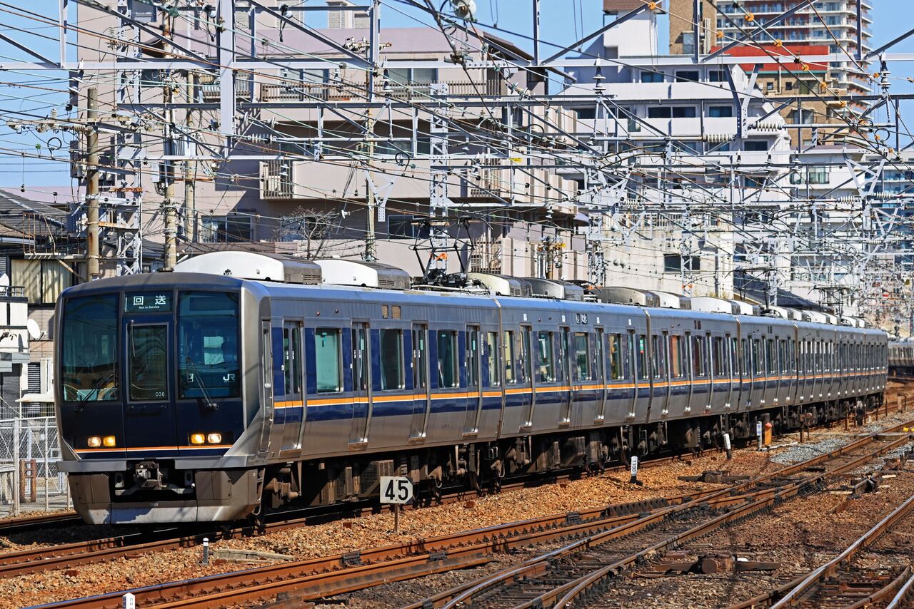 JR西日本 321系D36編成 試運転 : 鐵道写真公開所 参号機