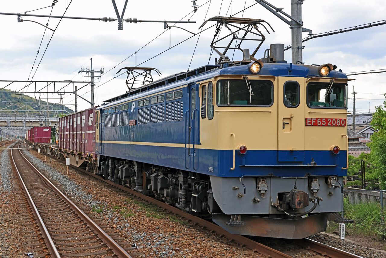 JR貨物 EF65-2080号機 国鉄色 : 鐵道写真公開所 参号機