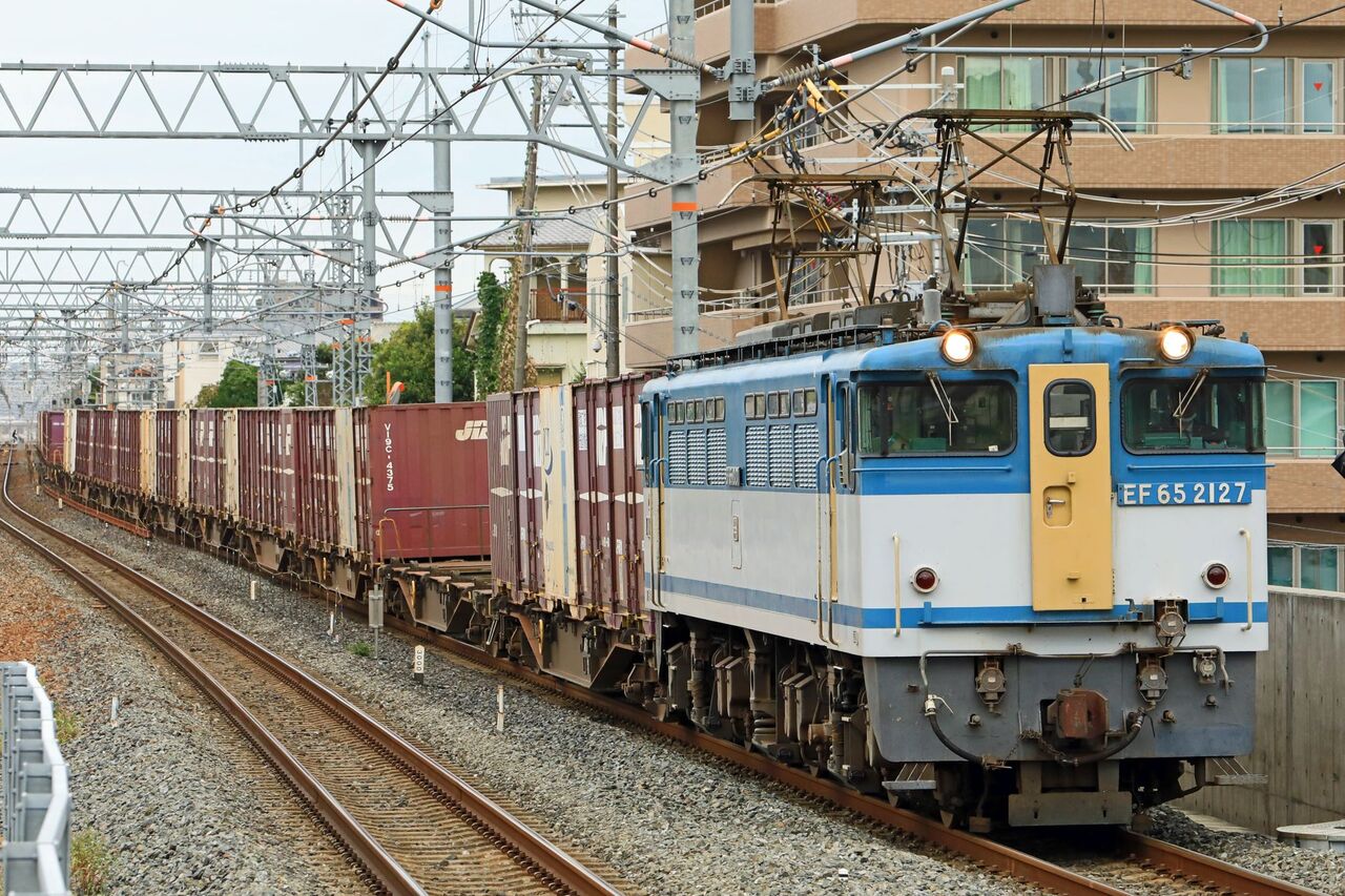 JR貨物 EF65-2127号機 広島更新色 : 鐵道写真公開所 参号機