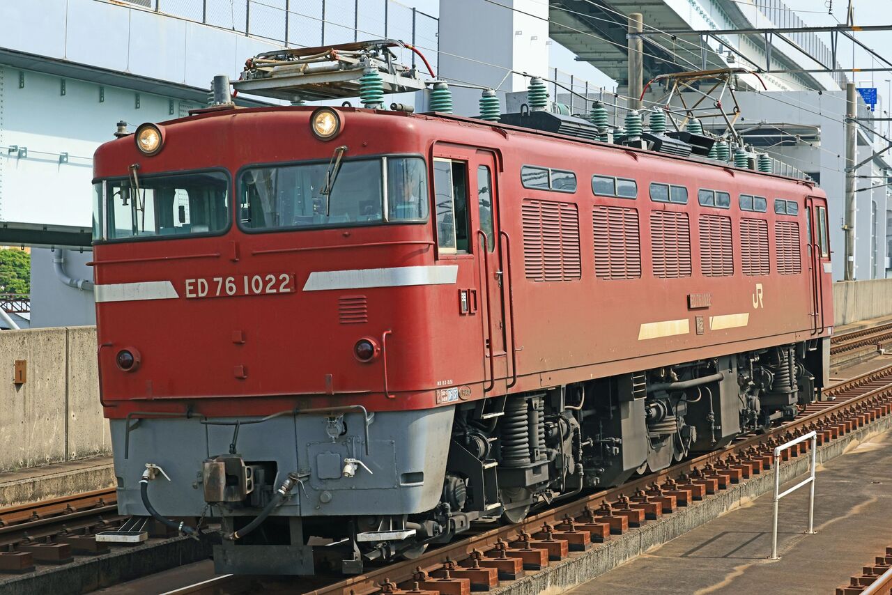 JR貨物 ED76-1022号機 : 鐵道写真公開所 参号機