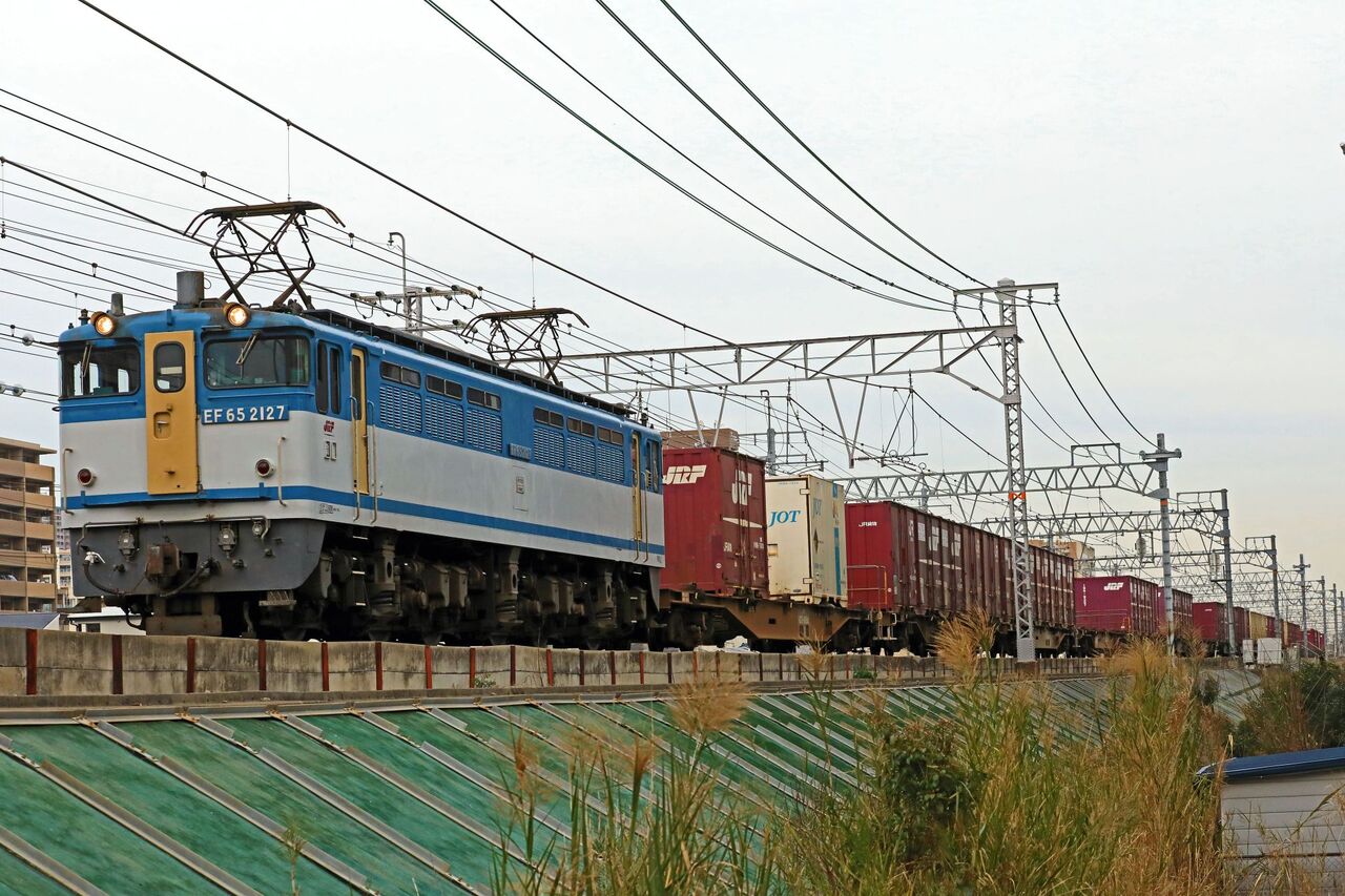 JR貨物 EF65-2127号機 広島更新色 : 鐵道写真公開所 参号機