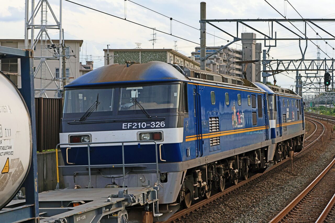 JR貨物 EF210-309号機＋EF210-326号機 無動 : 鐵道写真公開所 参号機