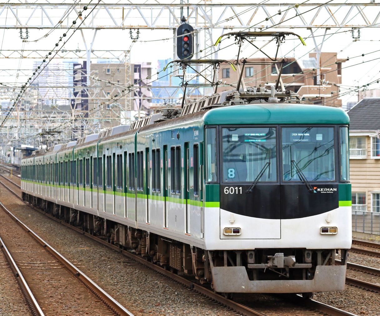京阪電気鉄道 6000系6011F : 鐵道写真公開所 参号機