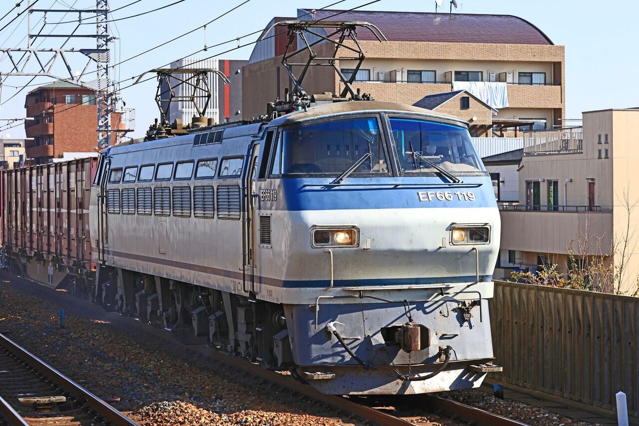 JR貨物 EF66-119号機＠2077レ : 鐵道写真公開所 参号機