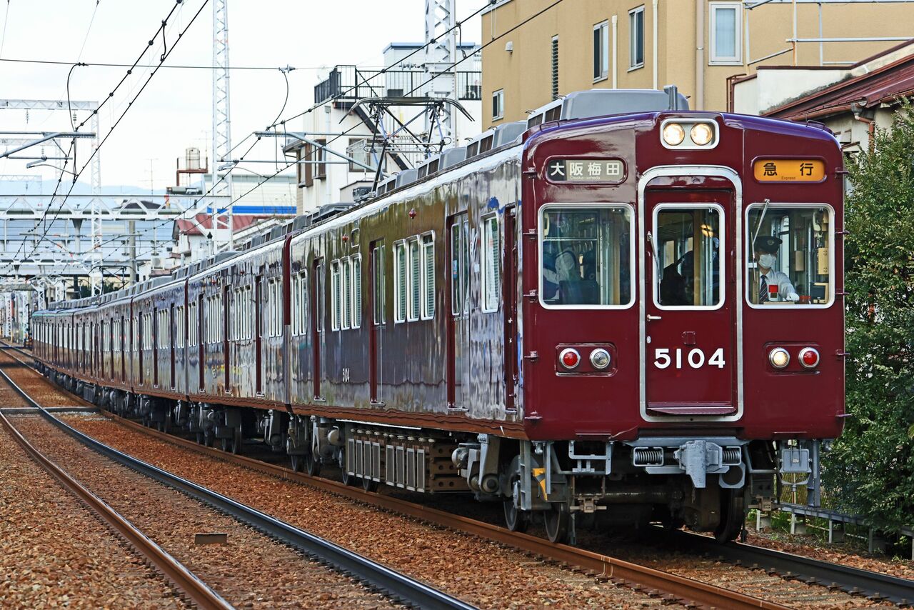 阪急電鉄 5100系5104F : 鐵道写真公開所 参号機