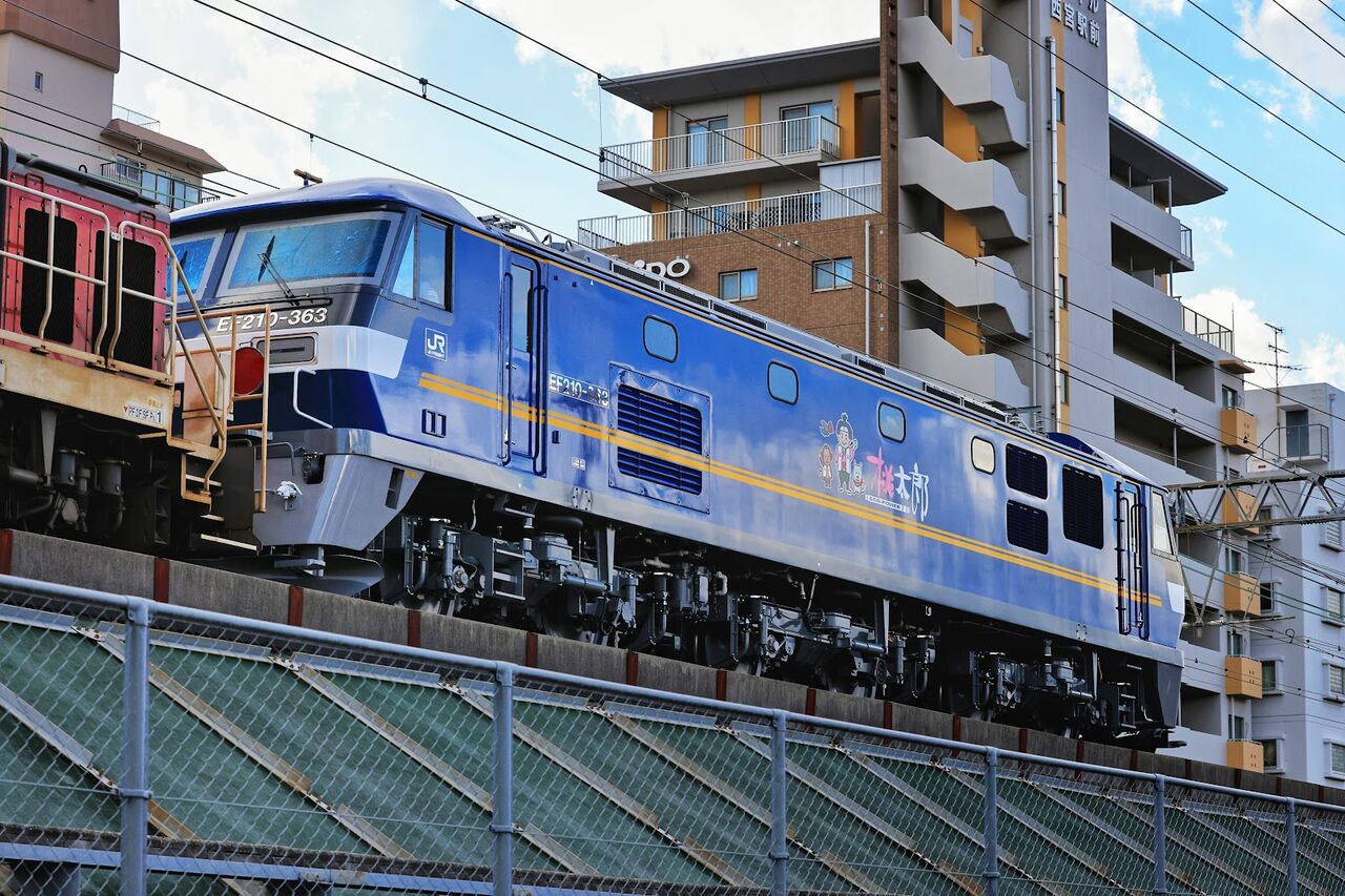 JR貨物 EF210-363号機 甲種輸送 DD200-14号機牽引 : 鐵道写真公開所 参号機
