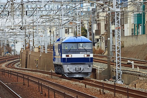 JR貨物 EF210-351号機 出場試運転＠垂水駅 : 鐵道写真公開所 参号機
