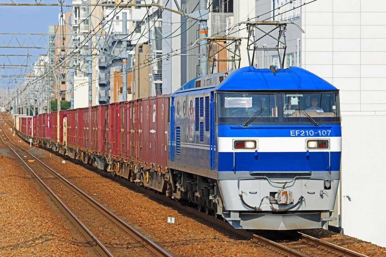 JR貨物 EF210-107号機 新塗色 : 鐵道写真公開所 参号機