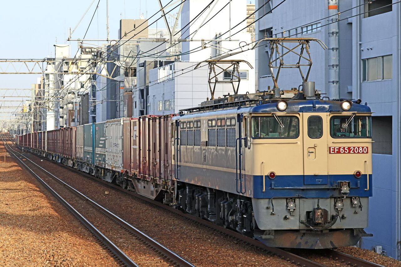 JR貨物 EF65-2080号機 国鉄色 : 鐵道写真公開所 参号機