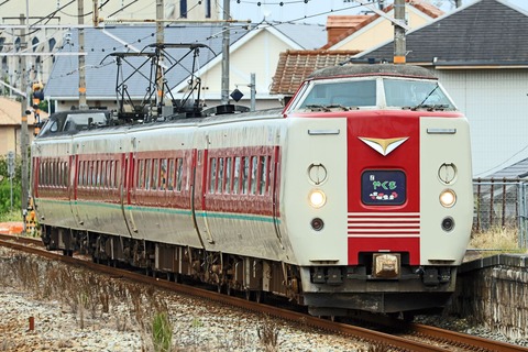 JR西日本 381系「ゆったりやくも色」やくも 15号 : 鐵道写真公開所 参号機