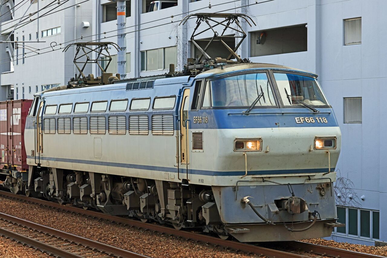 JR貨物 EF66-118号機 : 鐵道写真公開所 参号機