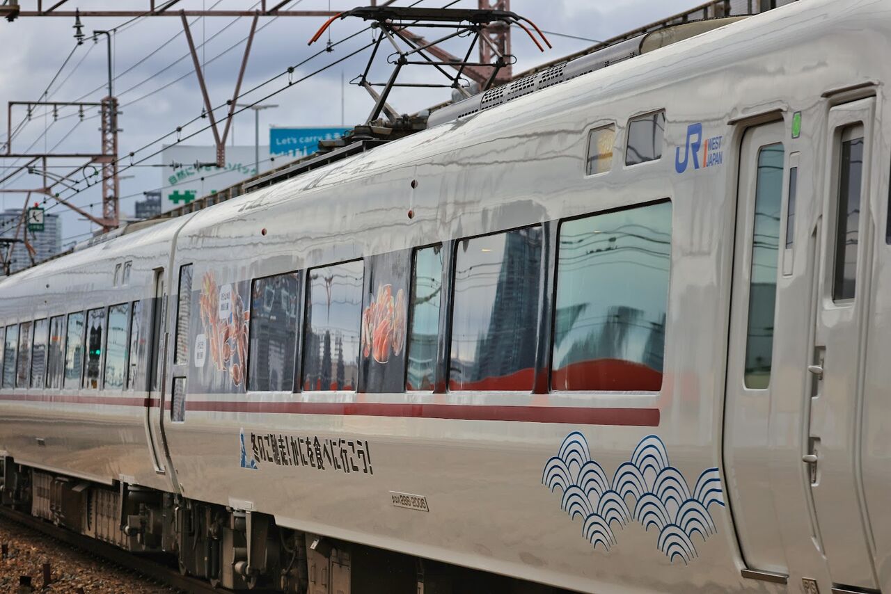 JR西日本 289系FG406編成「かにラッピング」編成 : 鐵道写真公開所 参号機