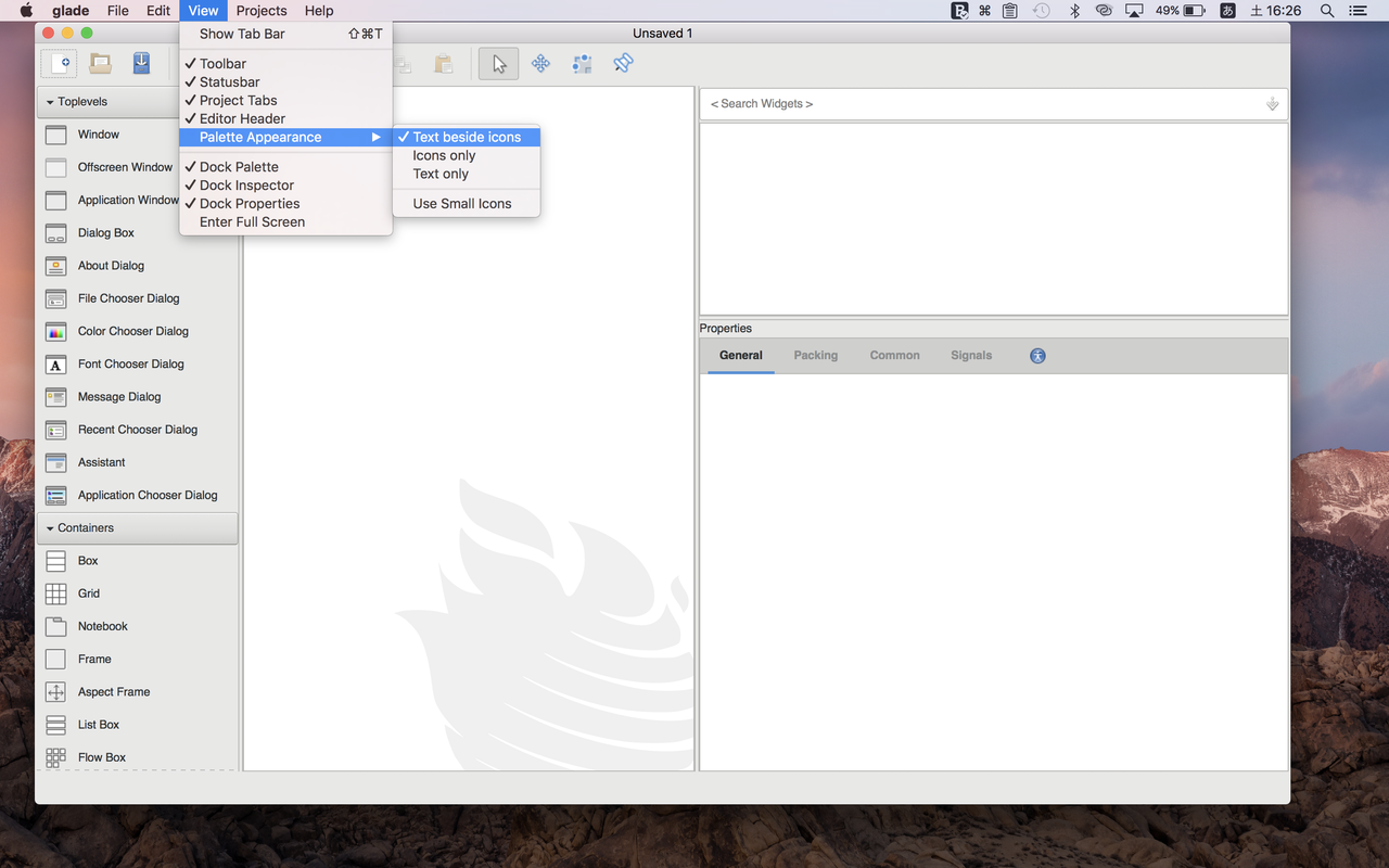 noanoa 日々の日記 : Ruby/GTK3を今時のGlade, XML, Builder, CSSで書く1- 基本，ウィンドウ