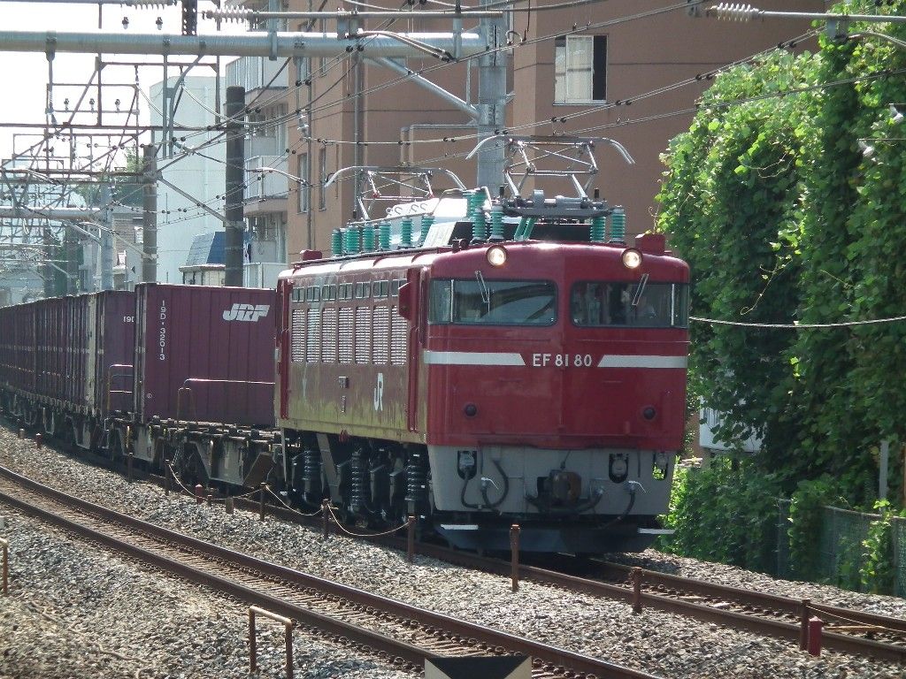 武蔵野・常磐線EF81貨物巡り2 2010/09/10 : 新デジカメ鉄道風来記