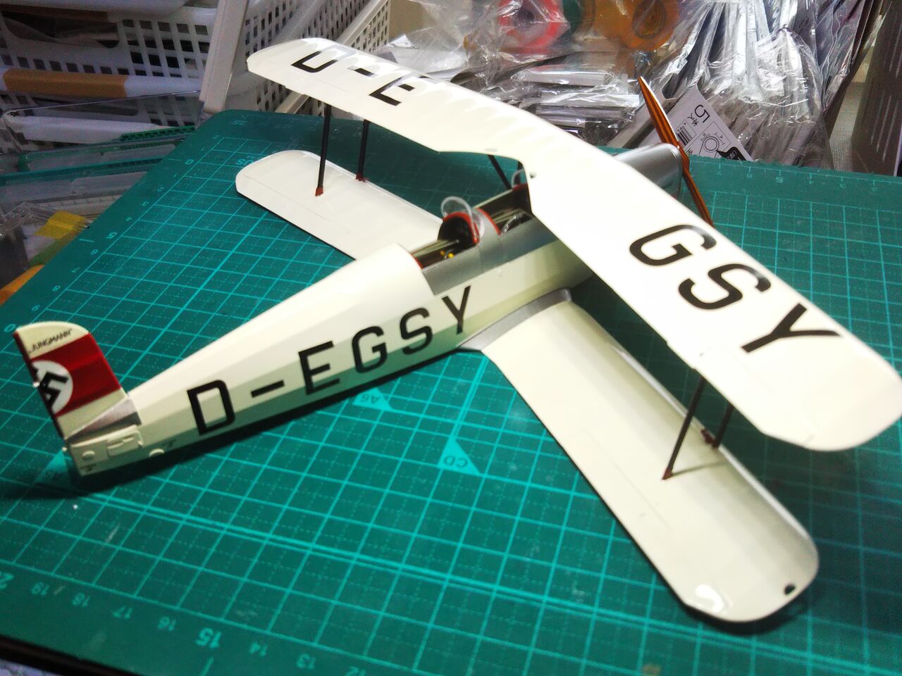 nobugudagudaのblog:ICM 1/32 Bucker Bu-131A Jungmann～PART8