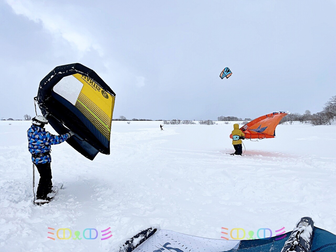 02/11/2024 Hokkaido Windsurfing 「SNOW WING」激パウ : MileStone in Pocky