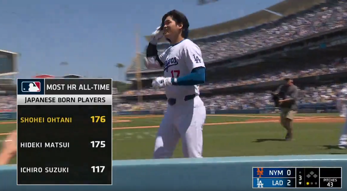 【MLB】大谷翔平 MLB日本人最多の通算176号！ついに“ゴジラ=松井超え” 8試合ぶり5号 38席ぶりの快音 : まなぴぃのまとめ なんJ&G