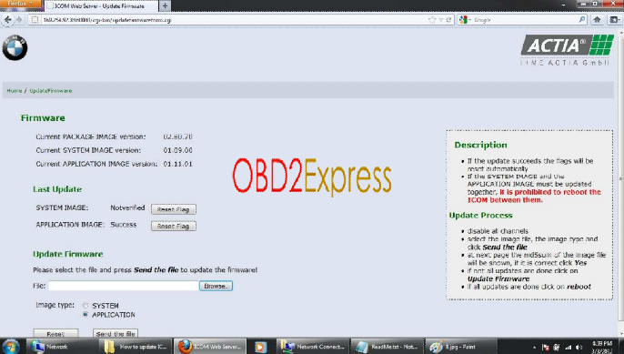 Detail BMW ICOM Firmware Update Guide with Pictures : OBDexpressのblog
