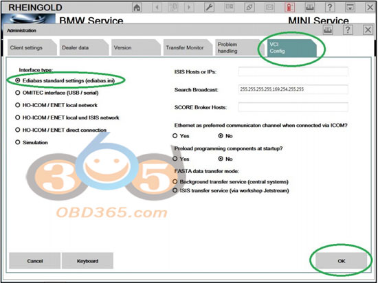OPSにBMW ICOMラインゴールドを構成する方法 | NEOのブログ