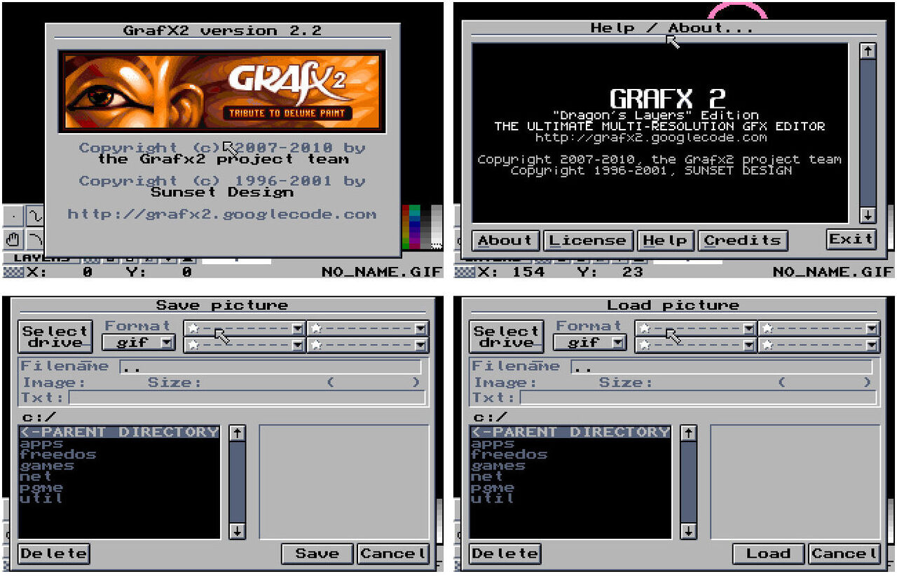 [007] graFX2 DOS版 : トホホLIFE@ocaca-ume