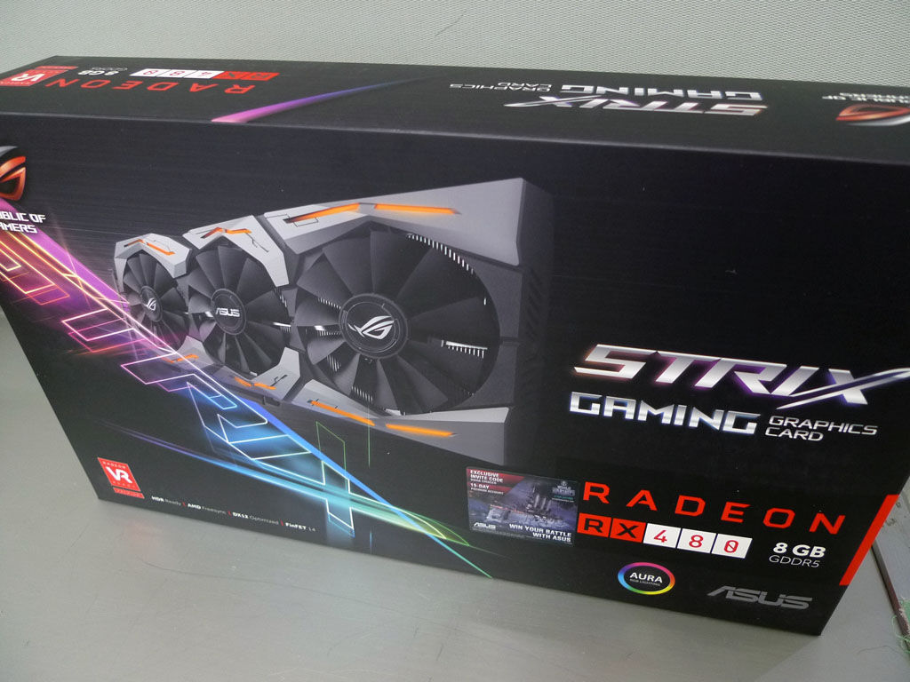ASUS ROG STRIX-RX480-O8G-GAMINGついに明日発売 : AKIBAオーバークロックCafe