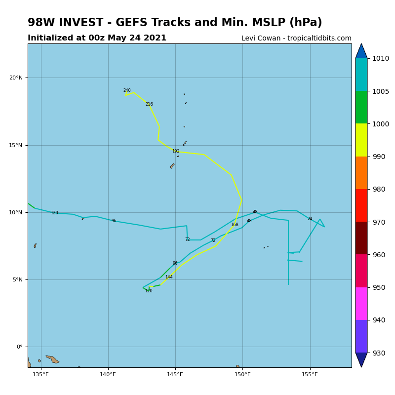 20210524 98W invest : 小笠原父島お天気カメラ