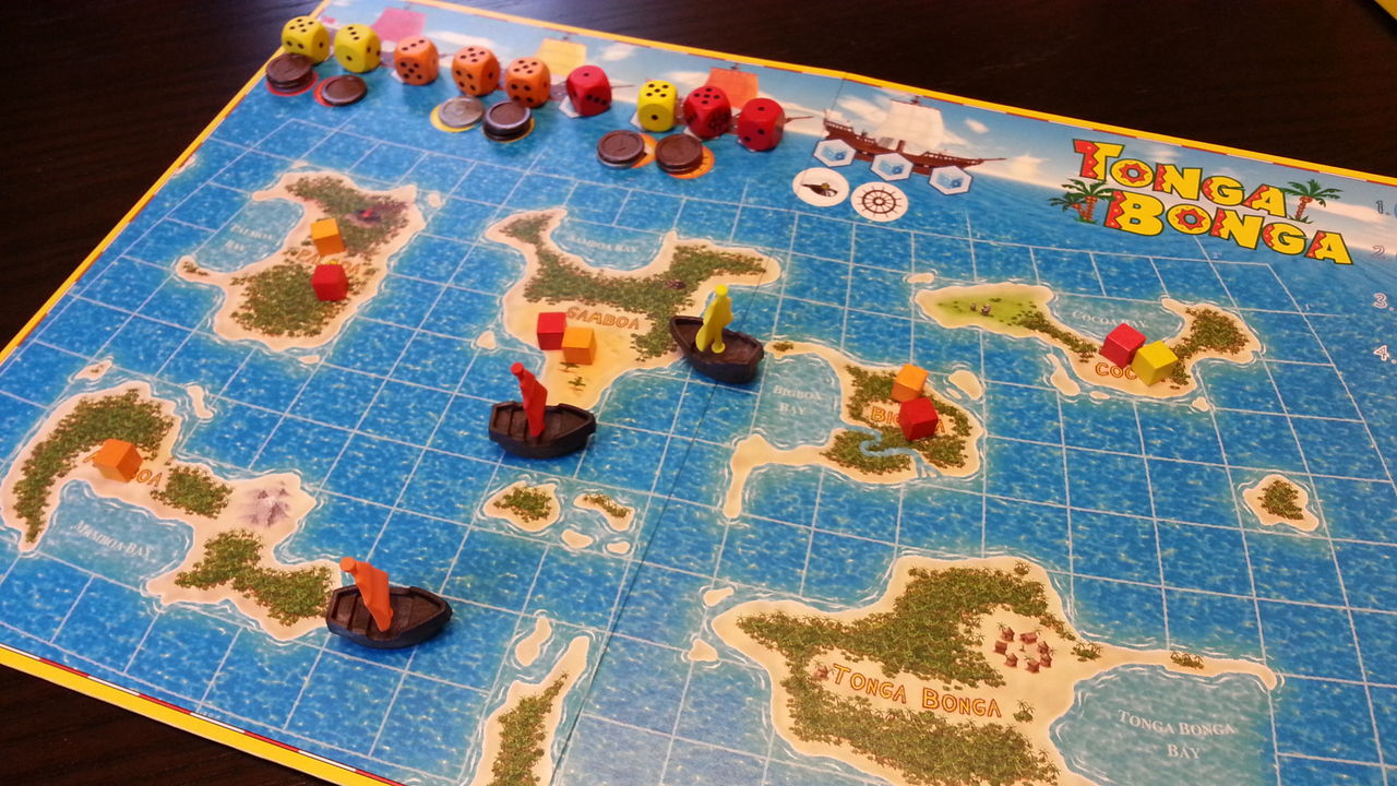 「あそびつながるラボ」： おすすめのボードゲーム紹介ブログ:【ボードゲーム・レビュー・評価】トンガボンガ（Tonga Bonga）