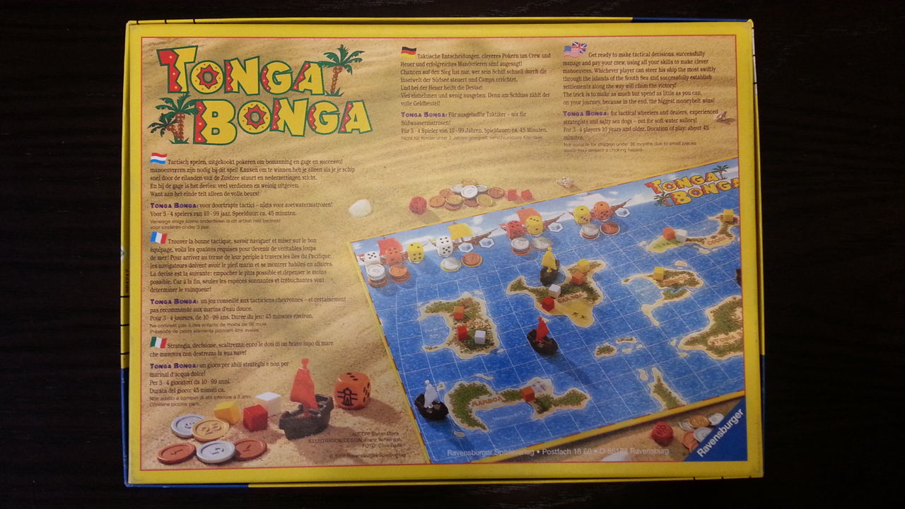 「あそびつながるラボ」： おすすめのボードゲーム紹介ブログ:【ボードゲーム・レビュー・評価】トンガボンガ（Tonga Bonga）