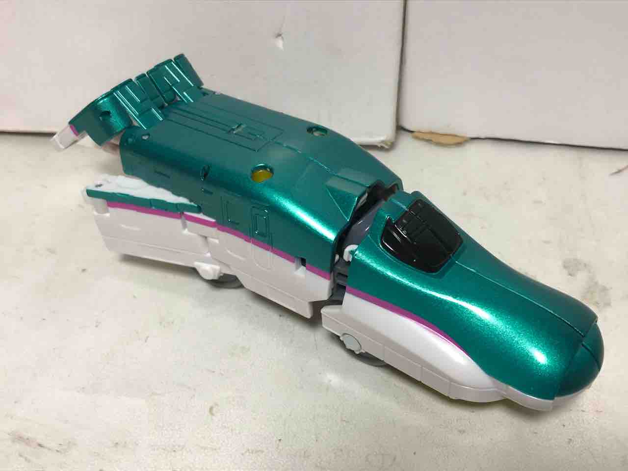 【ご紹介】DXS101 シンカリオンE5はやぶさ Mk-2 : ガッツポーズで日が沈む