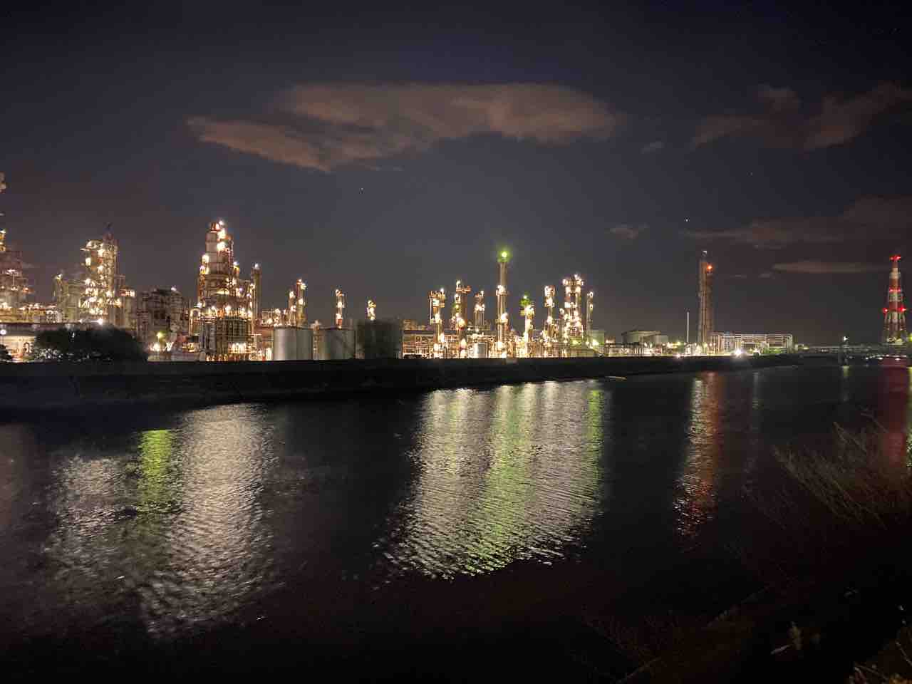 【四日市市】工場夜景のビュースポットである大正橋 : おかぴーの三重県は最高やに