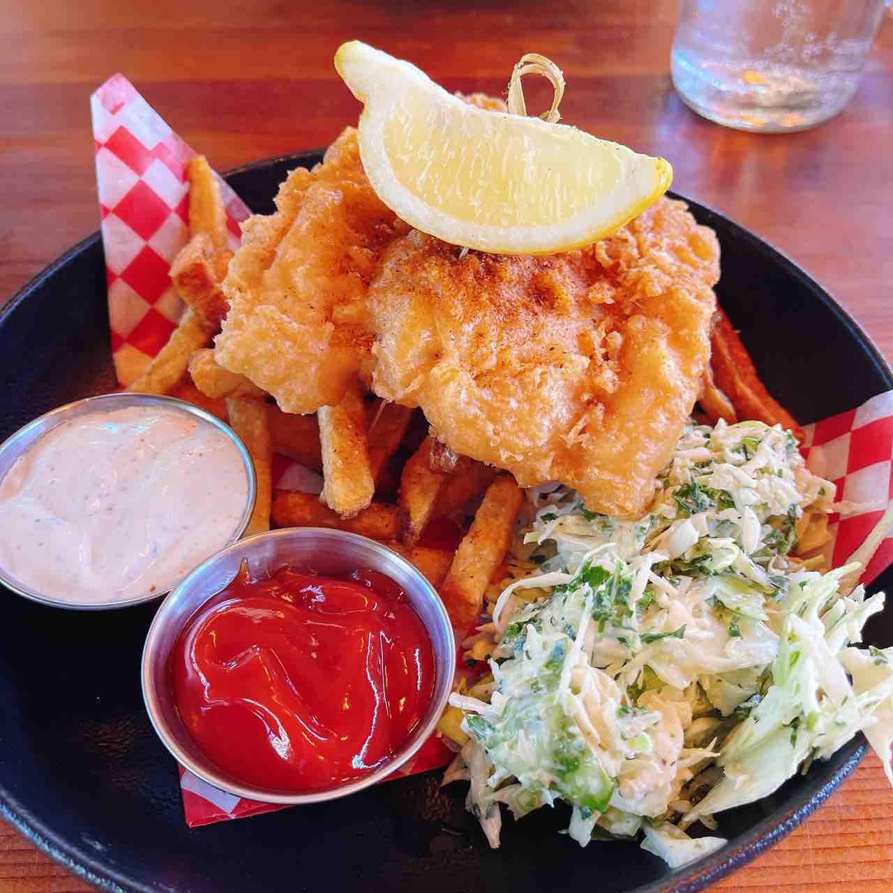 Lingcod Fish and Chips : おキヨぴー探検隊！