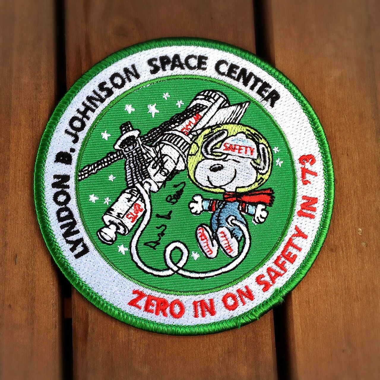 The Old Snoopy Collection:Snoopy Patch & Sticker NASA Skylab 1973