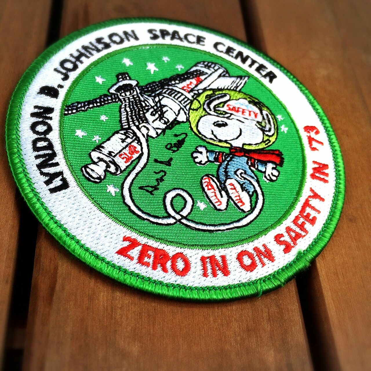 The Old Snoopy Collection:Snoopy Patch & Sticker NASA Skylab 1973