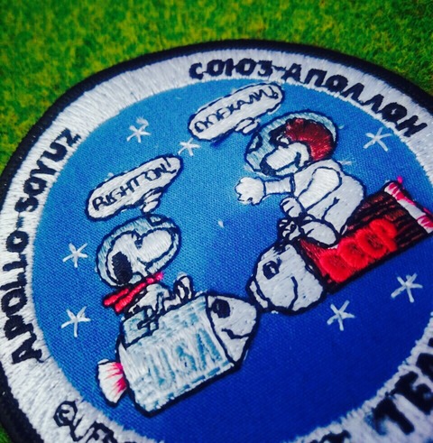 The Old Snoopy Collection:Apollo-Soyuz test project Snoopy patch 1975