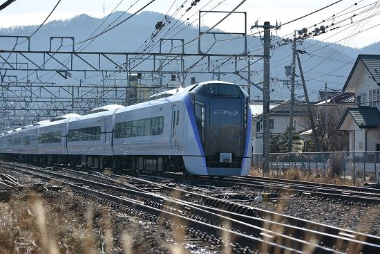 ona3のきままに撮り鉄 : 12月30日撮影 その3 E353系スーパーあずさ