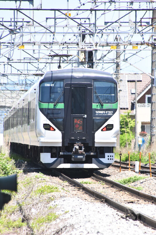 ona3のきままに撮り鉄 : 5月25日撮影 E257系5000番台による臨時「あずさ」を2本