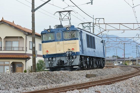 ona3のきままに撮り鉄 : 本日の撮影 EF64-1001号機(原色)試運転より①