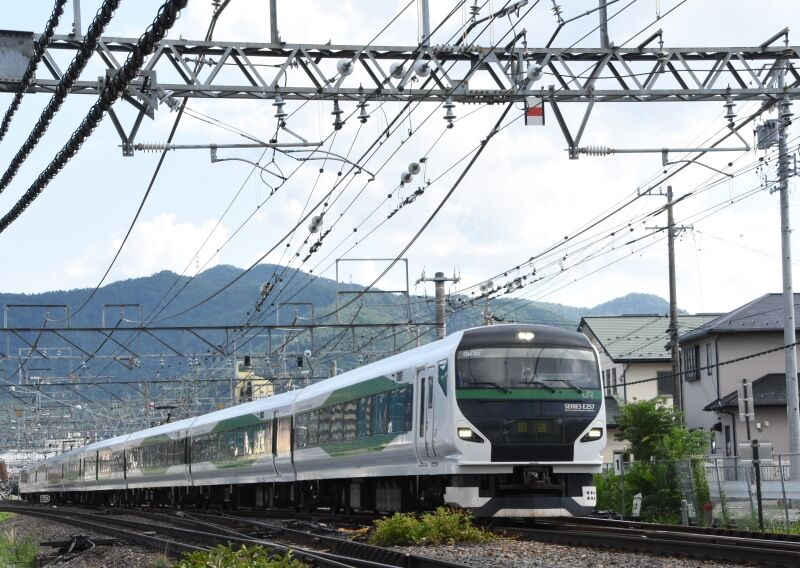ona3のきままに撮り鉄 : 本日の撮影 E257系5000番台による「あずさ71号」と「あずさ82号」