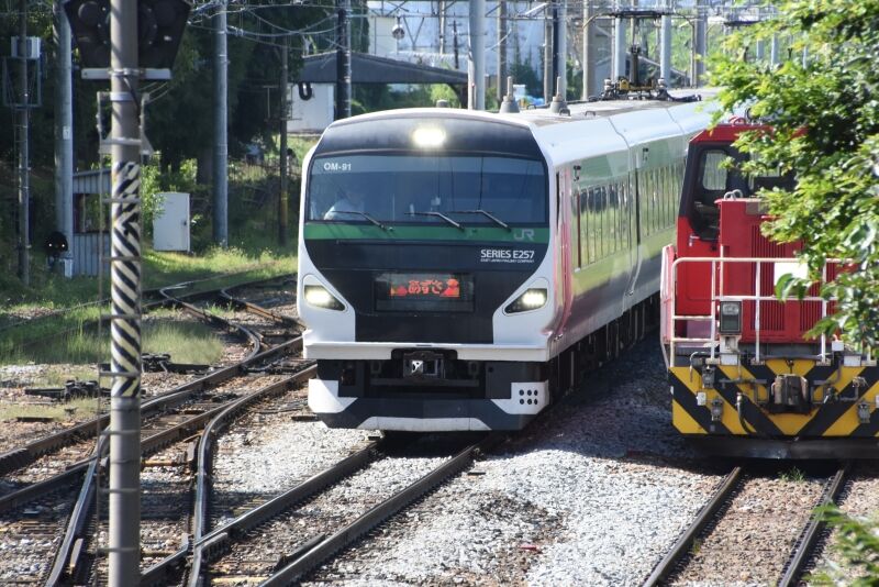 ona3のきままに撮り鉄 : 本日の撮影 E257系5000番台による「あずさ71号」と「あずさ82号」