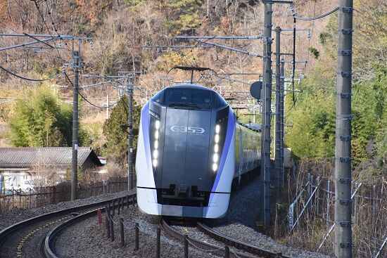 ona3のきままに撮り鉄 : 11月28日撮影 中央東線にて E353系「あずさ」を撮影 その2