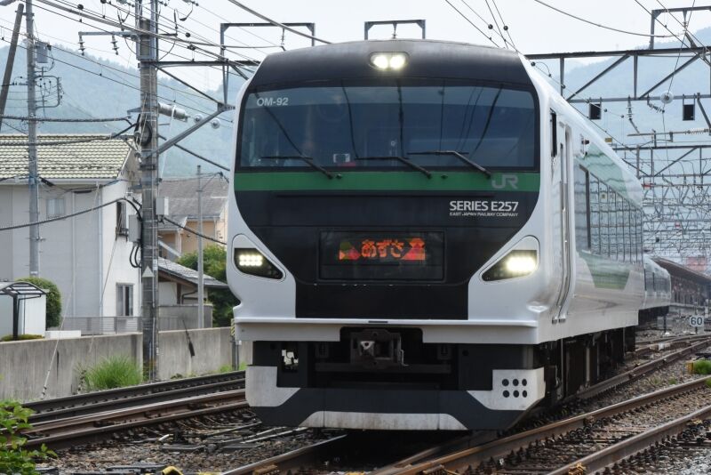 ona3のきままに撮り鉄 : 本日撮影 E257系5000番台による「あずさ71号」と「あずさ83号」を撮影
