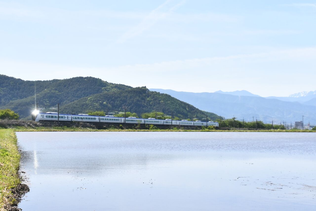 ona3のきままに撮り鉄 : 光輝くE353系「あずさ」